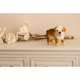Dekofigur "Mops", braun, B:19cm H:9cm T:15cm, Polyresin (Kunststein), MyFlair M&Ouml;BEL & ACCESSOIRES, Dekofiguren, Dekofigur, Hund, braun, stehend, Wohnzimmer