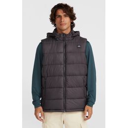O`Neill Steppweste O'NEILL "O'RIGINALS PUFFER VEST", Herren, Gr. M, schwarz (schwarz out), Steppware, Obermaterial: 100% Polyester, unifarben, hoch geschlossener Ausschnitt, Westen Steppweste
