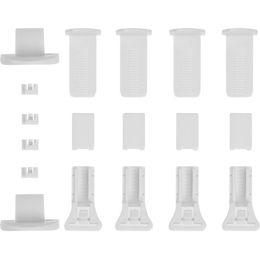 Sichtschutzbefestigungen Zubeh&ouml;r-Set LICHTBLICK ORIGINAL "Ersatzteil-Set", wei&szlig;, Kunststoff, Sichtschutzbefestigungen, Sichtschutzbefestigungen Zubeh&ouml;r-Set