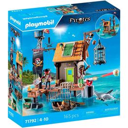Konstruktions-Spielset Playmobil "Piratenhafen mit Seer&auml;uber-Gef&auml;ngnis (71792), Playmobil Pirates", bunt, Spielbausteine, Kinder, Kunststoff, Konstruktions-Spielset, Made in Germany