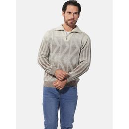 Strickpullover Babista "Pullover DALVINO", Herren, Gr. L, beige, Obermaterial: 50% Wolle mw. 50% Polyacryl PAN., Pullover Strickpullover