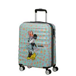 Hartschalen-Trolley American Tourister "WAVEBREAKER DISNEY, verschiedene Motive", M&auml;dchen, Gr. B/H/T: 40cm x 55cm x 20cm 36 l, minnie pastel dots, ABS, Koffer Hartschalen-Trolley, Reisekoffer Reisegep&auml;ck