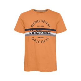 T-Shirt Blend "T-Shirt BHAdamus", Herren, Gr. S, orange (dusty orange), Obermaterial: 100% Baumwolle CO., regular fit normal, Rundhals, Shirts T-Shirt