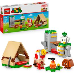 Konstruktionsspielsteine Lego "Kapit&auml;n Toad-Camp (72040), Lego Super Mario", bunt, Spielbausteine, Kinder, Kunststoff, Konstruktionsspielsteine, Made in Europe