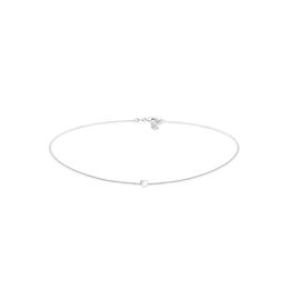 Choker Elli "Halskette Choker Herz Liebe 925 Silber" Gr. 38, silber, Halsketten, Damen, ohne Stein, Silber 925 (Sterlingsilber), Choker