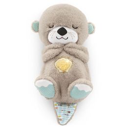 Pl&uuml;schfigur Fisher-Price "Schlummer-Otter", grau, Pl&uuml;schfiguren, KinderB:15cm H:33,5cm T:15cm, Flausch, Pl&uuml;schfigur, Einschlafhilfe, mit sanftem Licht, B:15cm H:33,5cm T:15cm