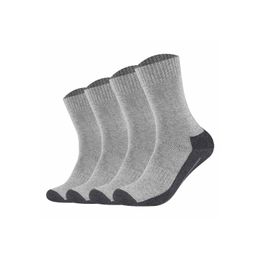 Sneakersocken Camano "Socken 4er Pack", Damen, Gr. 39-42, grau, Obermaterial: 47% Polyester PES. 37% Baumwolle CO. 15% Polyamid PA. 1% Elasthan EL., Socken Sneakersocken