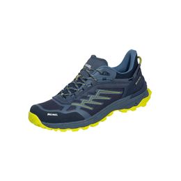 Wanderschuh Meindl "Meindl Jamaica GORE-TEX", Herren, Gr. 41, grau (graphit, gelb), Mesh, Veloursleder, mehrfarbig, Basic, Schuhe Wanderschuh, GORE-TEX &ndash; Winddicht, wasserdicht und atmungsaktiv