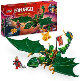 Konstruktionsspielsteine Lego "Lloyds gr&uuml;ner Walddrache (71829), Lego Ninjago", bunt, Spielbausteine, Kinder, Kunststoff, Konstruktionsspielsteine, Made in Europe