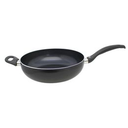 Wok ELO "Ducto Wok- und Pastapfanne", schwarz, H:8cm &Oslash;:28cm, Pfannen, Wok, Induktion