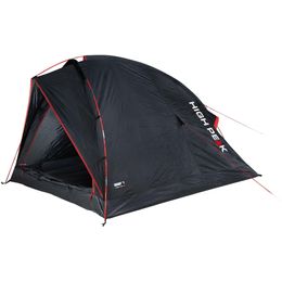 Bikerzelt High Peak "Minitramp 2", schwarz, Zelte, B/H/L: 140cm x 115cm x 230cm, Bikerzelt, sehr leicht, kleines Packma&szlig;, B:140cm H:115cm L:230cm
