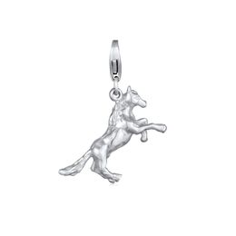Charm-Einh&auml;nger NENALINA "Charm Anh&auml;nger Pferd Reiten Hobby 925 Silber" Gr. 30, silber, Charms, Damen, Blacklist, Silber 925 (Sterlingsilber), Charm-Einh&auml;nger