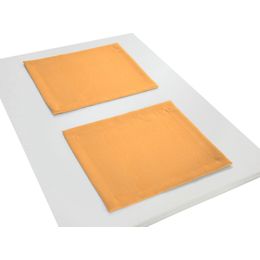 Platzset WIRTH "Neufahrn" Gr. 1, rot (apricot), B:40cm L:35cm, Obermaterial: 60% Polyester, 40% Polyacryl, Platzsets, Platzset