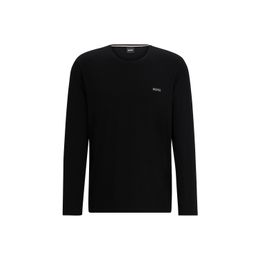 Longsleeve BOSS "Longsleeve Mix&Match LS-Shirt R 1er Pack", Herren, Gr. XL, schwarz, Obermaterial: 95% Baumwolle CO. 5% Elasthan EL., Shirts Longsleeve