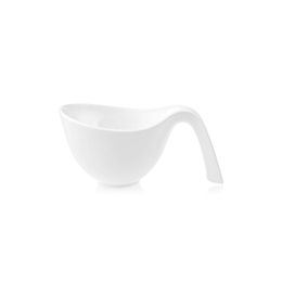 Villeroy & Boch Schale VILLEROY & BOCH "Cup mit Griff Flow 330 ml wei&szlig;", wei&szlig;, Sch&uuml;sseln, Schale