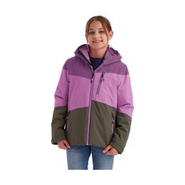Outdoorjacke Killtec "KOW 170 GRLS JCKT", M&auml;dchen, Gr. 140, lila, Obermaterial: 100% Polyester;Futter: 100% Polyester;F&uuml;llung: 100% Polyester, Jacken Outdoorjacke, Funktionsjacke mit Kapuze und Schneefang, wasserdicht