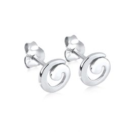 Paar Ohrstecker Elli "Ohrringe Spirale Geo Basic Verspielt 925 Silber", silber, Ohrringe, Damen, ohne Stein, Silber 925 (Sterlingsilber), Paar Ohrstecker