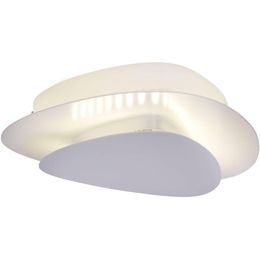 N&auml;ve N&Auml;VE LED Deckenleuchte "Liso", wei&szlig;, 1, H: 5cm, 1 Stk., Leuchten, incl. Treiber, Material: Metall, Farbe: wei&szlig;, LED Deckenleuchte