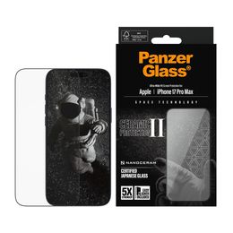 CARE BY PANZERGLASS Displayschutzglas "Ceramic II Ultra-Wide Fit Screen Protector", transparent, B:11cm H:1,2cm T:19,6mm, Displayfolien, Displayschutzfolie, Schutzfolie, Bildschirmschutz, kratz- & sto&szlig;fest, Displayschutzglas