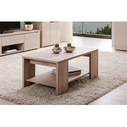 Couchtisch Home Affaire "Union", grau, B:90,5cm H:41,5cm T:50,5cm, Tische, Couchtisch, mit Ablageboden