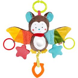 babyFEHN Greifspielzeug FEHN "Classic Stars, Activity-Fledermaus", bunt, Greifspielzeug, BabyB:29cm L:30cm, Jersey, Pl&uuml;sch, Softvelour, Stoff, Greifspielzeug, B:29cm L:30cm