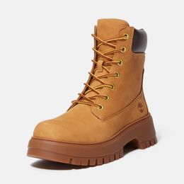 Schn&uuml;rboots Timberland "CORA VALLEY6 INCH LACE BOOT", Damen, Gr. 39, wheat nubuck, Leder, Schuhe Schn&uuml;rboots, Winterstiefel, Schn&uuml;rstiefel, Winterschuhe