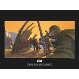 Bild Komar "Star Wars Classic RMQ Tusken", bunt (farbe bild(er): bunt), B:40cm H:30cm, Holz, Papier, Bilder, Bild, Wandbild zur Dekoration im Kinderzimmer - ohne Rahmen