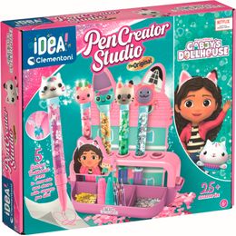 Kreativset Clementoni "Idea, Mein Stift-Atelier - Gabby`s Dollhouse", bunt, Kreativsets, Kinder, Kunststoff, Kreativset