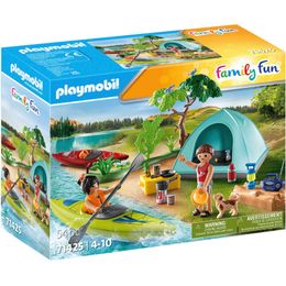 Konstruktions-Spielset Playmobil "Zelten (71425), Family & Fun", bunt, Spielbausteine, Kinder, Kunststoff, Konstruktions-Spielset