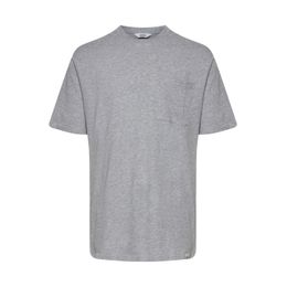 !Solid T-Shirt SOLID "T-Shirt SDDurant", Herren, Gr. S, grau (light grau melange), Web, Obermaterial: 100% Baumwolle CO., regular fit normal, Rundhals, Shirts T-Shirt