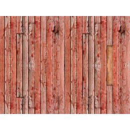 Fototapete rasch "Young Artists", rot (rot, braun), B:3,72m L:2,8m, Tapeten, Fototapete