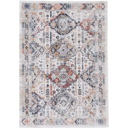 Teppich CarpetFine "Omen_2", beige (creme), B:120cm H:3mm L:170cm, Polypropylen (PP), Teppiche, Teppich, Orient Vintage Look