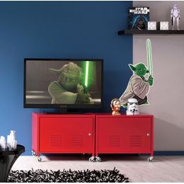 Wandtattoo Komar "Star Wars Yoda training Session", gr&uuml;n, Disney, Folie, Wandtattoos, Wandtattoo, 50 x 70 cm (Breite x H&ouml;he) - Kinderzimmer, Wandsticker