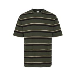 !Solid T-Shirt SOLID "T-Shirt SDVincent", Herren, Gr. XL, gr&uuml;n (thyme), Obermaterial: 100% Baumwolle CO., Shirts T-Shirt