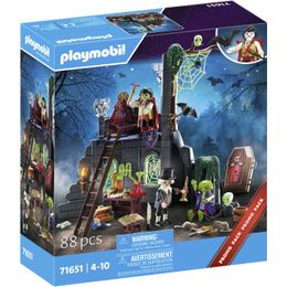 Konstruktions-Spielset Playmobil "Gespenstische Ruine (71651)", bunt, Spielbausteine, Kinder, Kunststoff, Konstruktions-Spielset, Made in Europe
