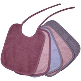 W&ouml;rner L&auml;tzchen W&Ouml;RNER "Bindel&auml;tzchen 5er Pack 25x30 cm", Kinder, rosa (altrosa), Obermaterial: 100% Baumwolle, L&auml;tzchen L&auml;tzchen, gro&szlig;es Set, maschinenwaschbar, trocknergeeignet