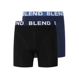 Boxershorts Blend "BHEATON 2-pack trunks solid", Herren, Gr. S, 2 Stk., bunt (mix colors), Jersey, Obermaterial: 95% Baumwolle, 5% Elasthan, unifarben, bequem, Unterhosen Boxershorts