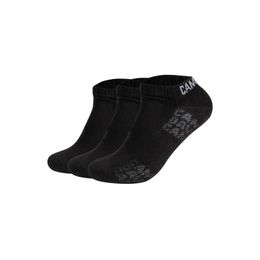 Sneakersocken CAMP DAVID "Socken 3er Pack", Damen, Gr. 39-42, schwarz, Obermaterial: 77% Baumwolle CO. 21% Polyamid PA. 2% Elasthan EL., Socken Sneakersocken