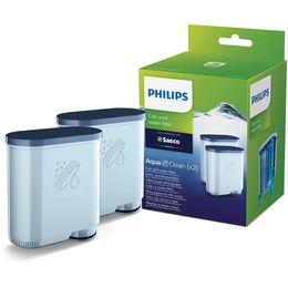 Philips Wasserfilter "AquaClean CA6903/22", blau (hellblau), 2 Stk., Filterkartuschen, AquaClean, Doppelpack, Wasserfilter, Topseller