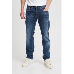 Regular-fit-Jeans Blend "Twister fit Mulitflex", Herren, Gr. 32, L&auml;nge 30, blau (denim middle blau), Denim/Jeans, Obermaterial: 92% Baumwolle, 6% Elastomultiester, 2% Elasthan, leichte Abriebeffekte, regular fit lang, Jeans Regular-fit-Jeans, Baumwollmischung, regular fit