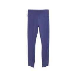 Trainingstights Puma "W CLOUDSPUN SOFT MESH HW 7/8 TIGHT", Damen, Gr. M, N-Gr, blau (blau crystal), Interlock, Obermaterial: 77% Polyester, 23% Elasthan, schmal 7/8-L&auml;nge, Hosen Trainingstights, f&uuml;r Fitness-Workout, mit DryCELL Technologie