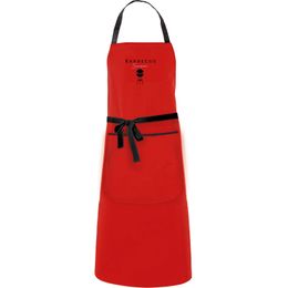 Grillsch&uuml;rze Apelt "3963 Outdoor, BARBECUE Season", rot (rot, schwarz), B:90cm L:120cm, Materialmix, Sch&uuml;rzen, Grillsch&uuml;rze, Fleckschutz