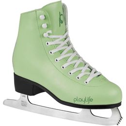 Schlittschuhe Playlife "Fresh Mint und Charming Rose" Gr. 40, gr&uuml;n, Inlineskates_Rollschuhe, 40 (bis ), Lederimitat, Schlittschuhe
