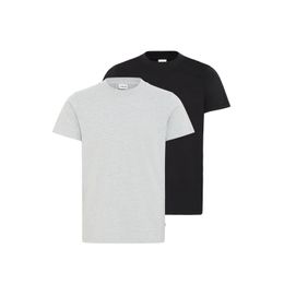 !Solid T-Shirt SOLID "T-Shirt SDODIT", Herren, Gr. S, schwarz (schwarz, lgm), Obermaterial: 50% Baumwolle CO. 50% Polyester PES., Shirts T-Shirt