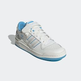 Sneaker adidas originals "FORUM LOW", Damen, Gr. 40,5, blau (cloud wei&szlig;, semi blau burst, cloud wei&szlig;), Leder, Synthetik, Schuhe Sneaker