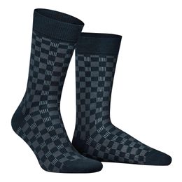Socken Hudson "Socke Board", Herren, Gr. 43-46, blau (marine 0335), Obermaterial: 75% Baumwolle CO. 23% Polyamid PA. 2% Elasthan EL., Socken Socken