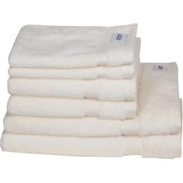Sch&ouml;ner Wohnen Kollektion Handtuch Set "Cuddly", wei&szlig;, 6 Stk., Frotteevelours, Frotteevelours, Obermaterial: 100% Baumwolle, SCH&Ouml;NER WOHNEN-KOLLEKTION, Handt&uuml;cher, Handtuch Set, schnell trocknende Airtouch-Qualit&auml;t