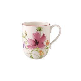 Villeroy & Boch Becher VILLEROY & BOCH "Latte Macchiato Becher Mariefleur Basic 370 ml bunt", bunt, 1 tlg., Porzellan, Trinkgef&auml;&szlig;e, Becher