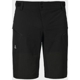 Sch&ouml;ffel Shorts SCH&Ouml;FFEL "Shorts Arosa M", Herren, Gr. 54, Normalgr&ouml;&szlig;en, schwarz (9990, schwarz), Oberstoff Rumpf oben: 89% Nylon 11% Elasthan Oberstoff Rumpf unten: 94% Nylon 6% Elasthan, Hosen Shorts
