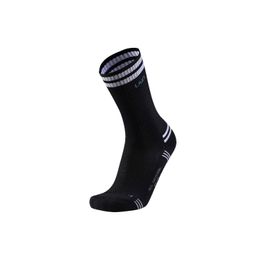 Kurzsocken uyn "Socken Everyday Crew Socks", Damen, Gr. 35-38, schwarz (schwarz, wei&szlig;), Obermaterial: 49% Modal CMD. 39% Polyamid PA. 9% Kapok KP. 3% Elasthan EL., Socken Kurzsocken